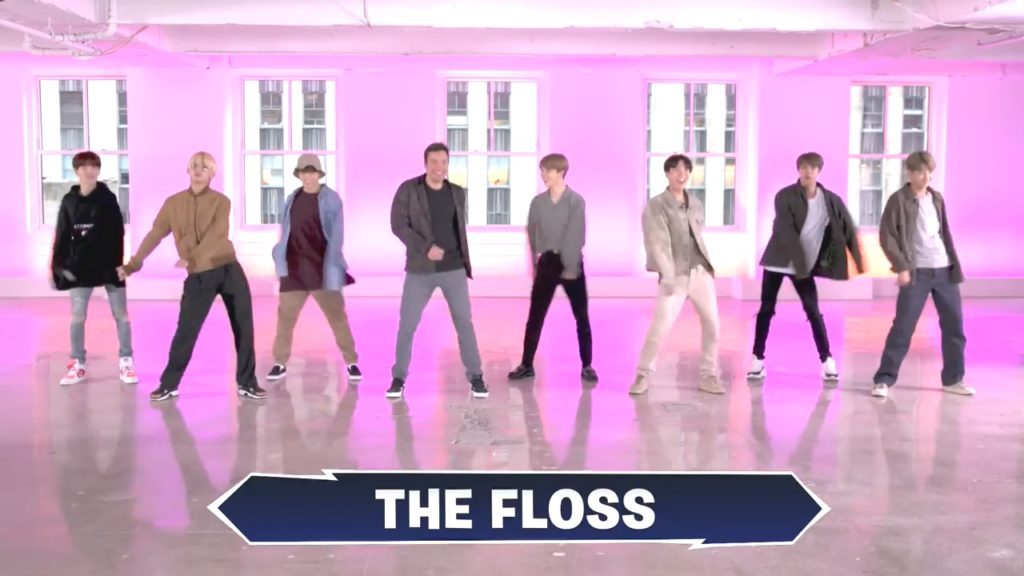 K-Pop Phenomenon BTS Busts Out Fortnite Dance Moves With Jimmy Fallon ...