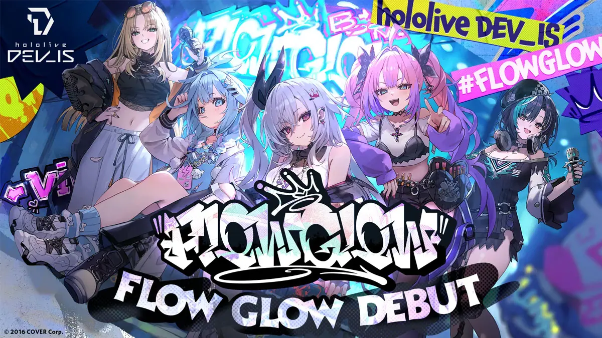 Hololive Agency 宣布新一代 Vtuber 组 FLOW GLOW 将于 11 月 9 日亮相 - EXP.GG